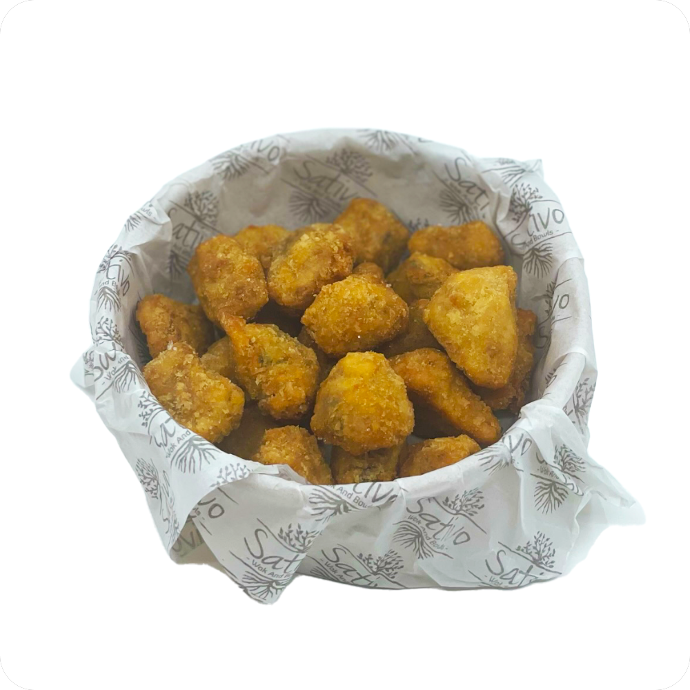 d. Calugas de pescado Panko – Sativos